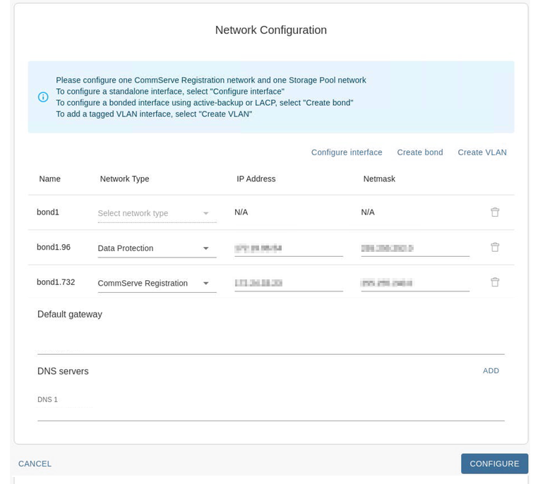 Deploying HyperScale X With Tagged VLAN With Bonding and Management Network