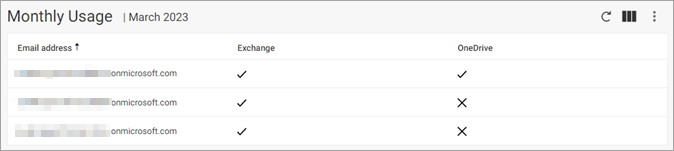 Office 365 - Standard Usage Report