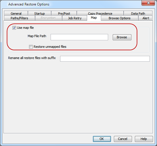 Advanced Restore - Mac File System iDataAgent